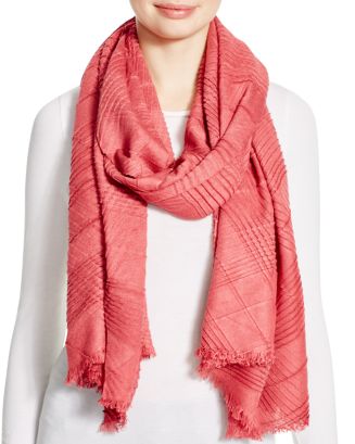 Echo Pleated Wrap Scarf | Bloomingdale's