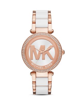 Michael Kors Monogram Parker Watch, 39mm | Bloomingdale's