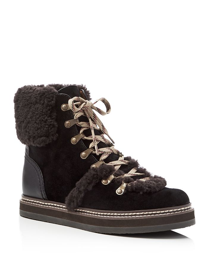 See by Chloé Shearling Booties | Bloomingdale's