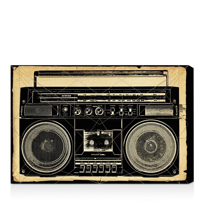 Oliver Gal Boom Box Print Wall Art, 15" x 10" | Bloomingdale's