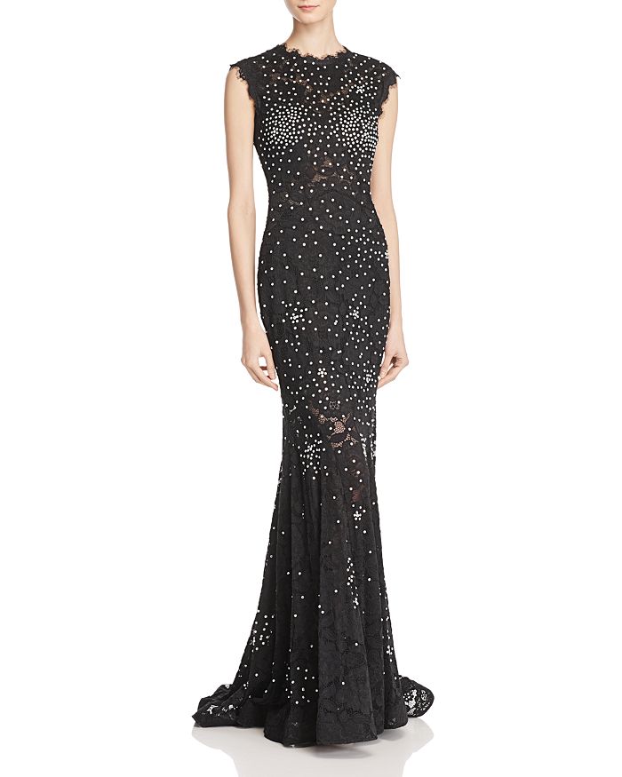 Avery G Embellished Lace Dress | Bloomingdale's