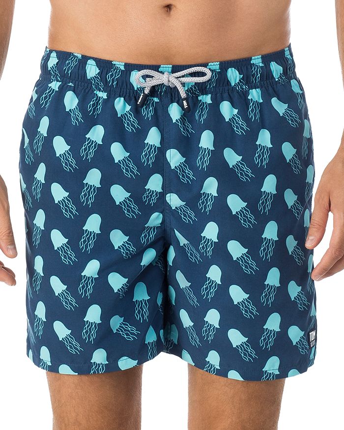 TOM & TEDDY Jellyfish Print Swim Trunks | Bloomingdale's