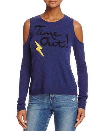 Alice and Olivia Alice + Olivia Wade Time Out Cold-Shoulder Sweater ...