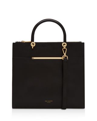 Ted Baker Maureen Bar Detail Leather Tote | Bloomingdale's