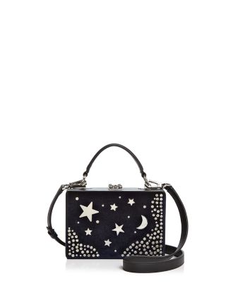 Nasty Gal Girl Boxx Trunk Star Moon Velvet Crossbody | Bloomingdale's
