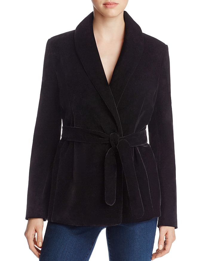Bagatelle Velvet Wrap Jacket | Bloomingdale's