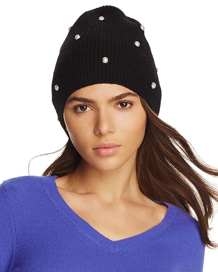 kate spade new york Embellished Merino Wool Beanie | Bloomingdale's