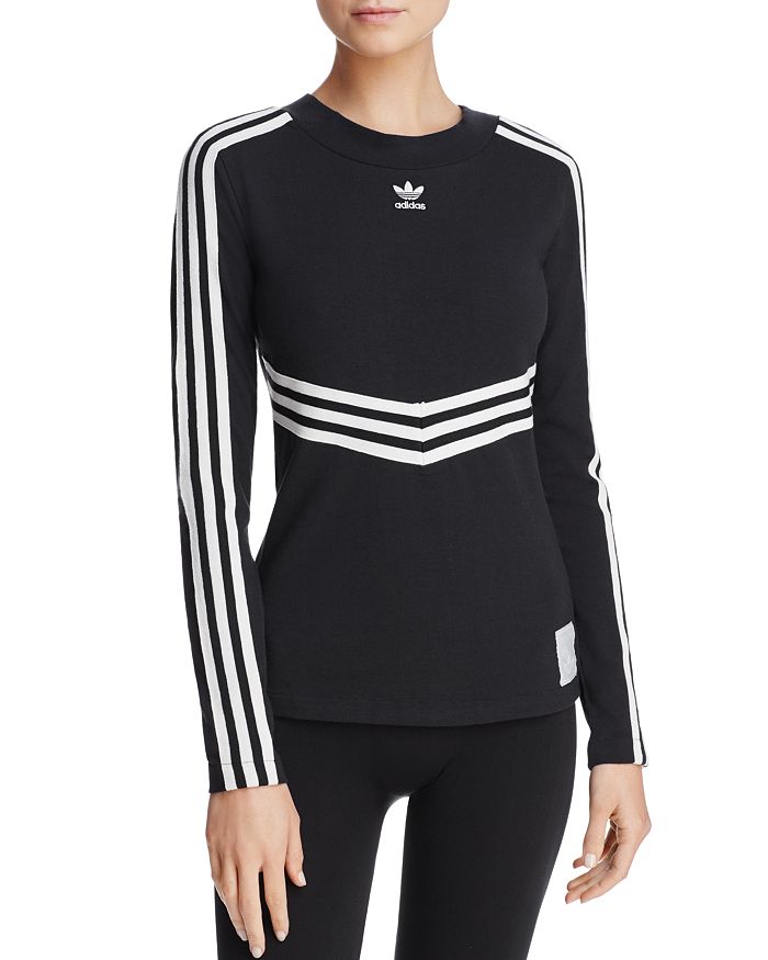 adidas Originals Adibreak Stripe-Detail Top | Bloomingdale's