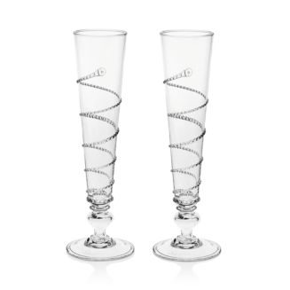 Juliska Amalia Boxed Flutes, Set of 2 | Bloomingdale's