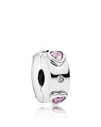 Pandora Sterling Silver & Cubic Zirconia Explosion of Love Clip ...