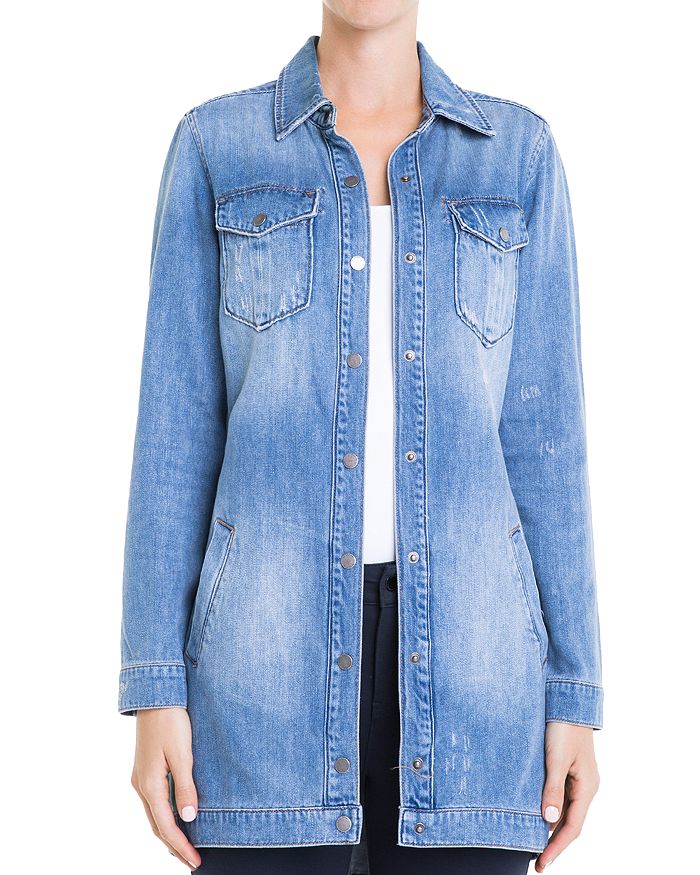 Liverpool Los Angeles Liverpool Denim Long Shirt Jacket | Bloomingdale's
