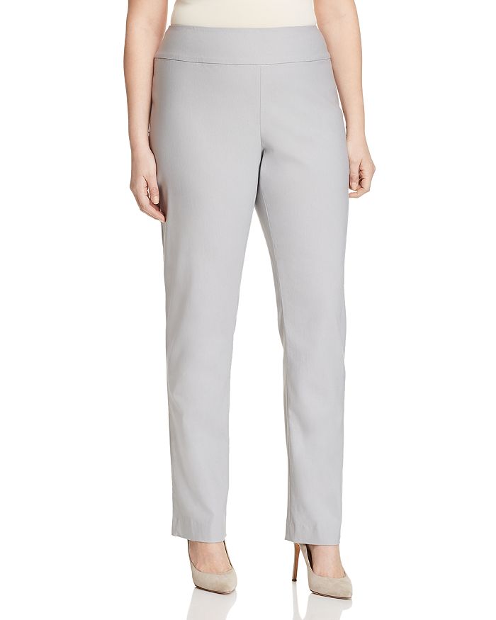 NIC and ZOE Plus NIC+ZOE Plus Wonderstretch Straight-Leg Pants ...