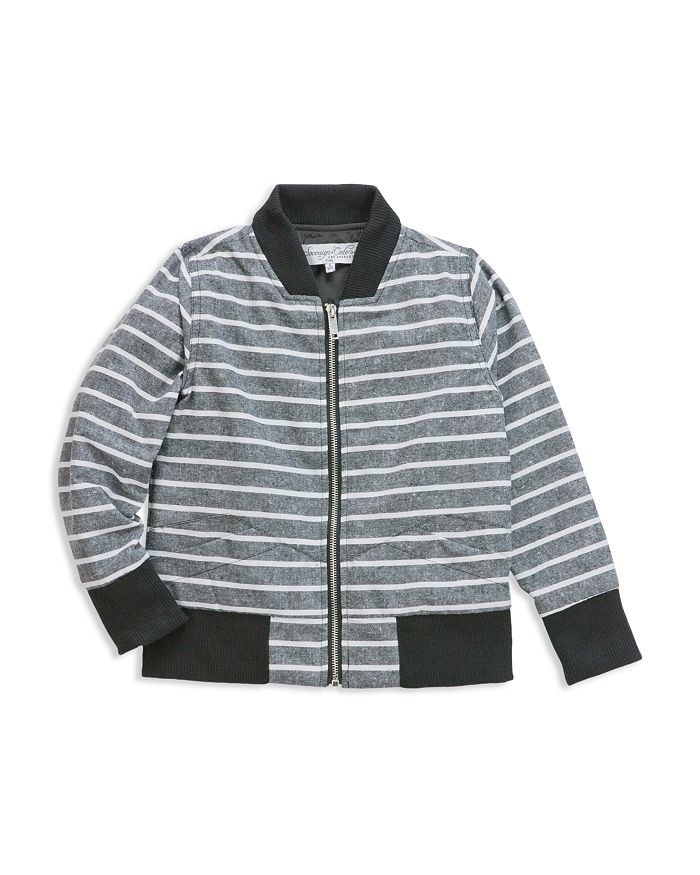 Sovereign Code Boys' June Striped Chambray Bomber Jacket - Little Kid ...