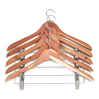Woodlore Basic Cedar Hangers, Pack of 5 | Bloomingdale's