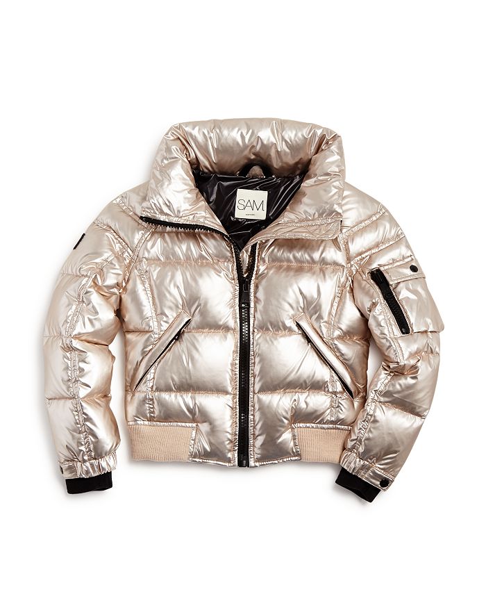 SAM. Girls' Freestyle Down Bomber Jacket - Big Kid | Bloomingdale's