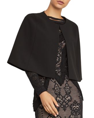 BCBGMAXAZRIA Cropped Capelet | Bloomingdale's