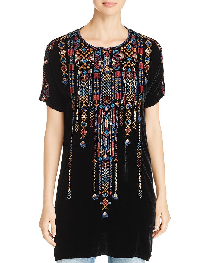 Johnny Was Cleo Velvet Tunic | Bloomingdale's