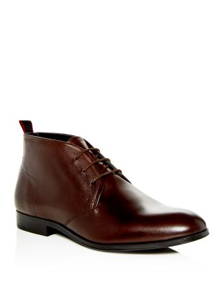 HUGO Men's Leather Chukka Boots | Bloomingdale's