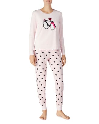 kate spade new york Embroidered PJ Set | Bloomingdale's