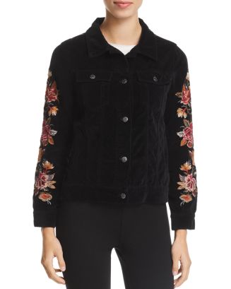 Johnny Was Embroidered Velvet Jacket | Bloomingdale's
