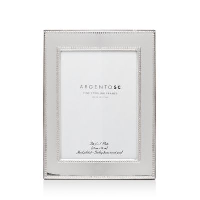 Click here for Argento Sc Amira Double-Bead Sterling Silver Frame... prices