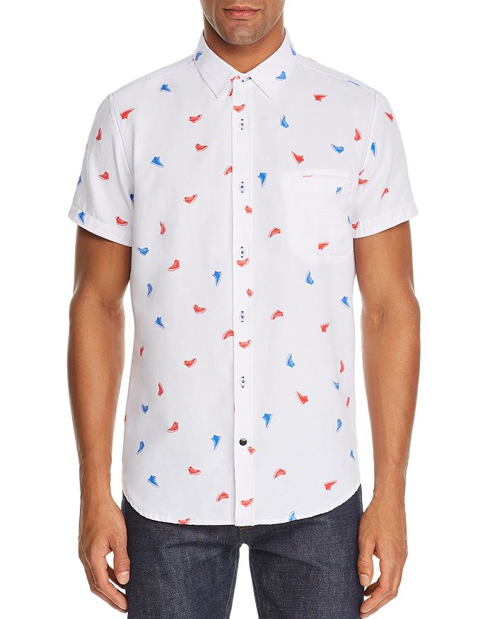 Sovereign Code Pismo Short-Sleeve Kicks-Print Regular Fit Shirt ...