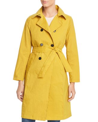 Jane Post Crinkled Trench Coat | Bloomingdale's