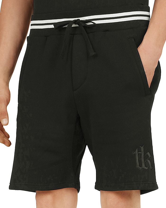 The Kooples Embroidered Fleece Shorts | Bloomingdale's