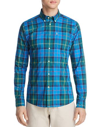 Barbour Toward Plaid Tailored Slim Fit Button-Down Shirt | Bloomingdale's