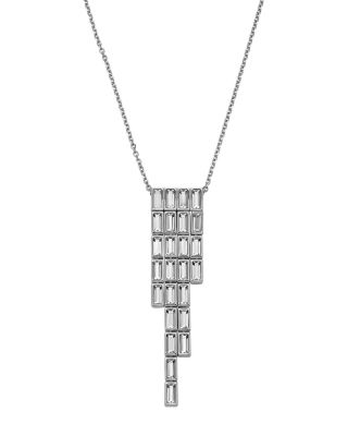 Atelier Swarovski Core Collection Fluid Azzurro Fringe Pendant Necklace 13 Bloomingdale s