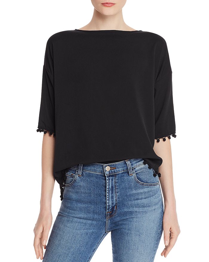 FRENCH CONNECTION Pom Pom Polly Top | Bloomingdale's