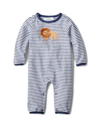 Albetta Boys' Striped Crochet Lion Coverall, Baby - 100% Exclusive ...