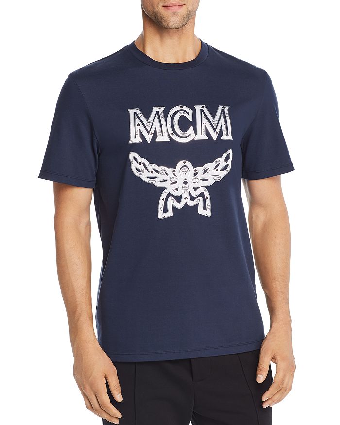 MCM Metallic-Logo Appliqué Tee | Bloomingdale's