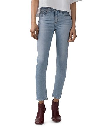 AGOLDE Toni High-Rise Slim Jeans in Daylight | Bloomingdale's