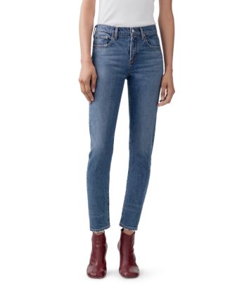 AGOLDE Toni Mid-Rise Ankle Skinny Jeans in Obscure | Bloomingdale's