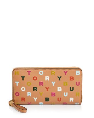 Tory Burch Printed Letters Wallet | Bloomingdale's