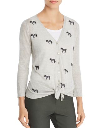 NIC and ZOE NIC+ZOE Zebra Crossing Button-Front Cardigan | Bloomingdale's