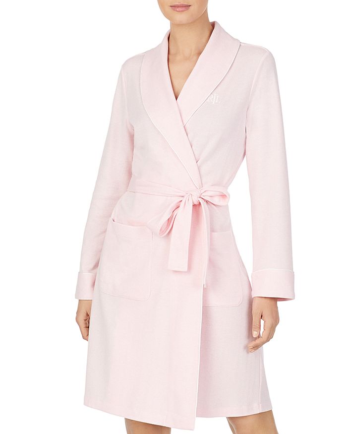 Ralph Lauren Shawl Collar Herringbone Robe | Bloomingdale's