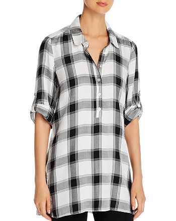 Single Thread Plaid Tunic Top | Bloomingdale's