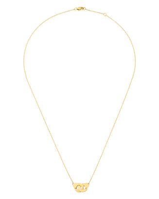 Dinh Van 18K Yellow Gold Menottes Pendant Necklace, 16.5" | Bloomingdale's