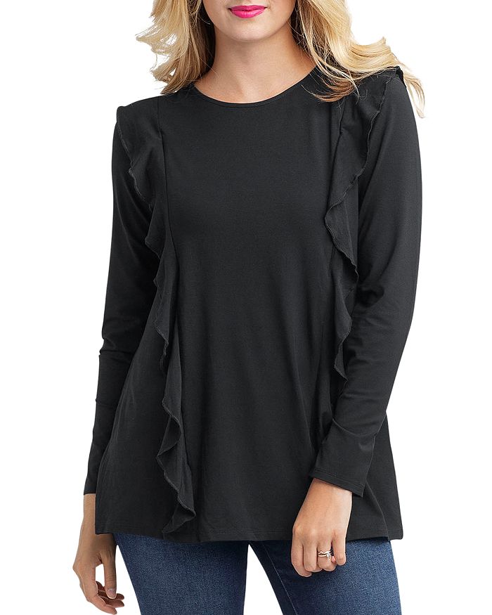 Nom Maternity Fiona Maternity & Nursing Ruffle Top | Bloomingdale's