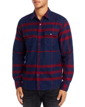FRAME Refined Regular Fit Plaid Shirt | Bloomingdale's