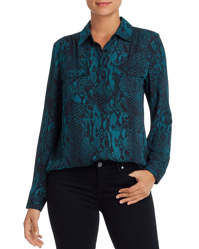 Marled Animal Print Shirt | Bloomingdale's