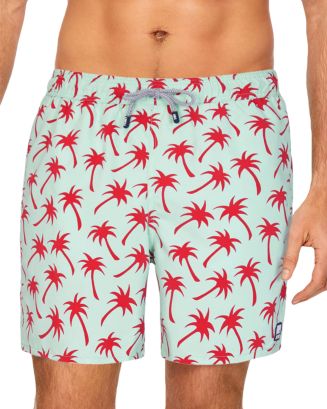 TOM & TEDDY Palm Swim Trunks | Bloomingdale's