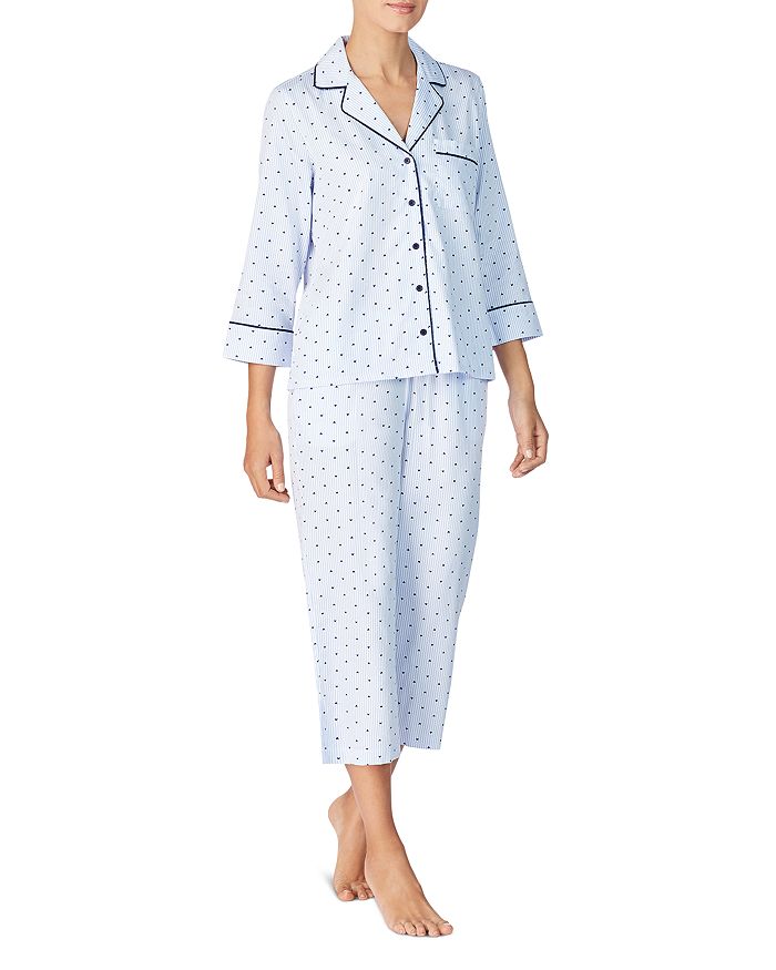 kate spade new york Cropped Pajama Set | Bloomingdale's
