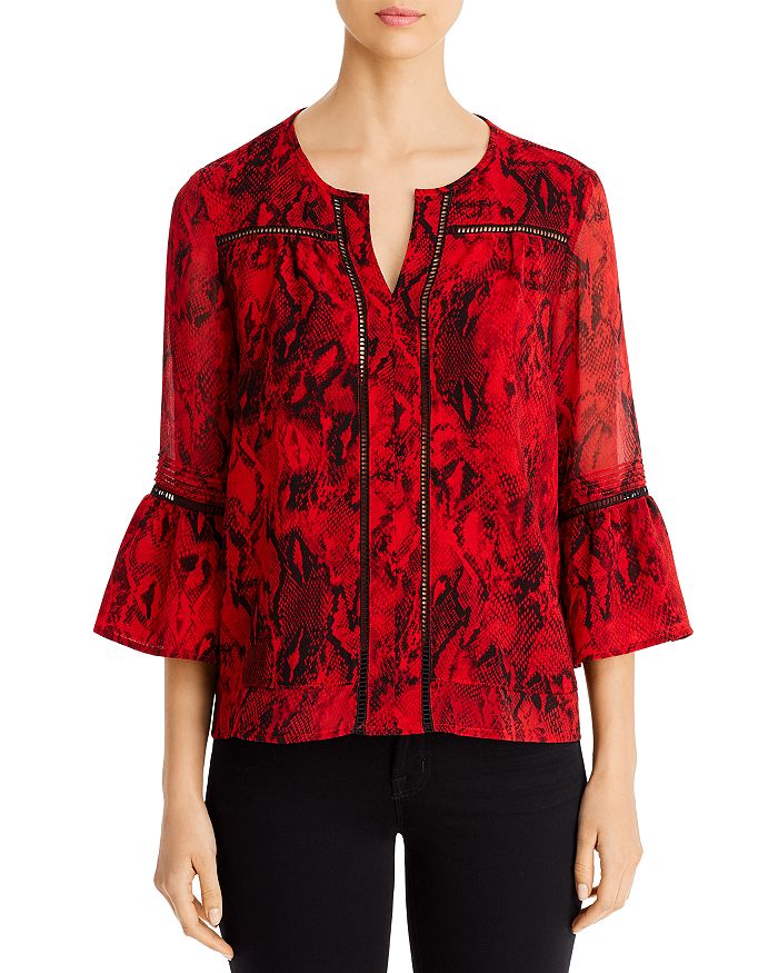 Single Thread Animal Print Blouse | Bloomingdale's
