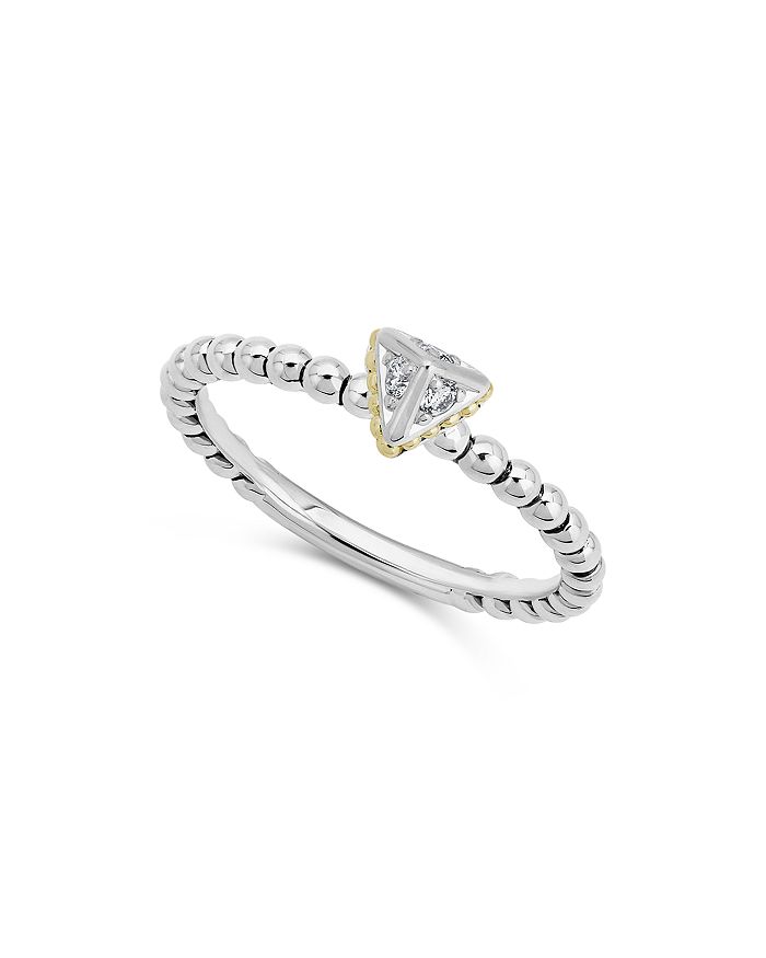 LAGOS 18K Yellow Gold & Sterling Silver KSL Diamond Ring | Bloomingdale's
