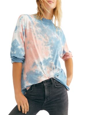 Free People Be Free Cotton Tie-Dyed Tee | Bloomingdale's Women