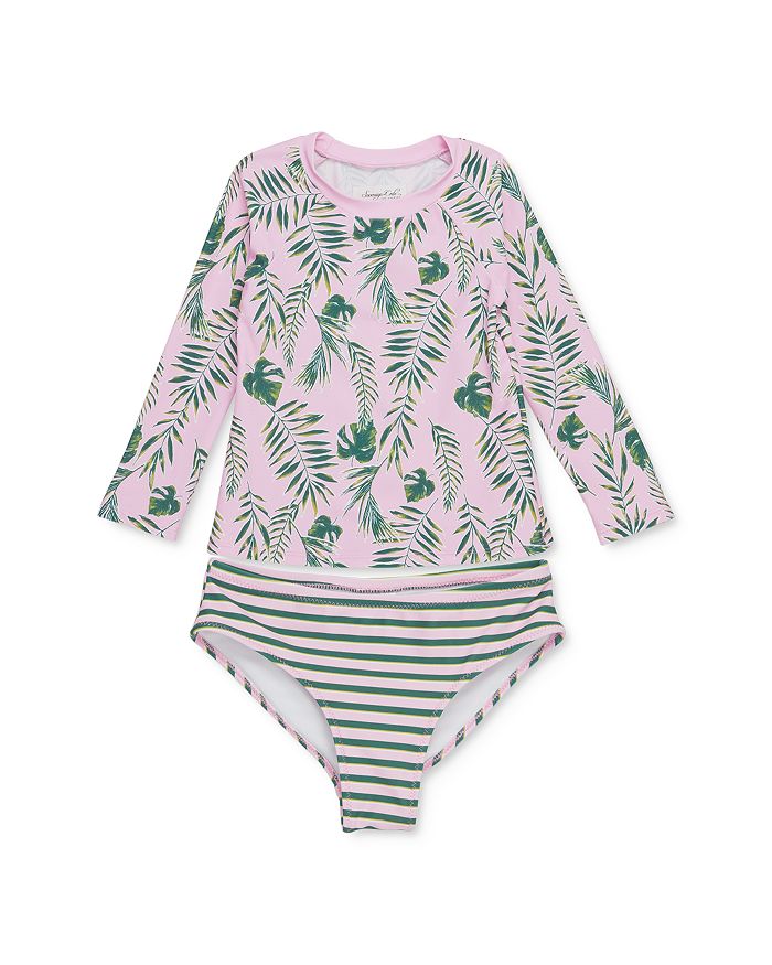 Sovereign Code Girls' Bondi Plants Two-Piece Swimsuit - Little Kid ...