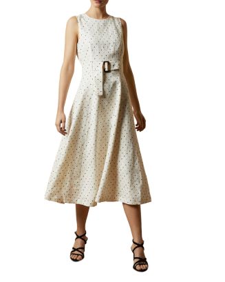 Ted Baker Caryla Belted A-Line Midi Dress | Bloomingdale's